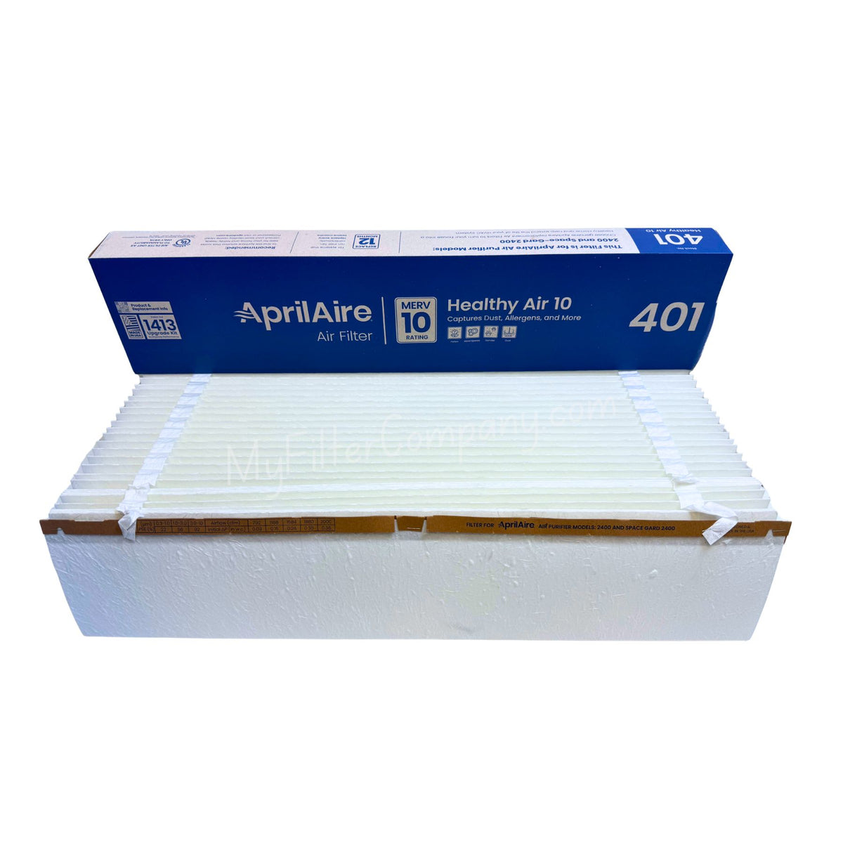 Aprilaire 401 MERV 10 Replacement Filter For Model 2400 ...