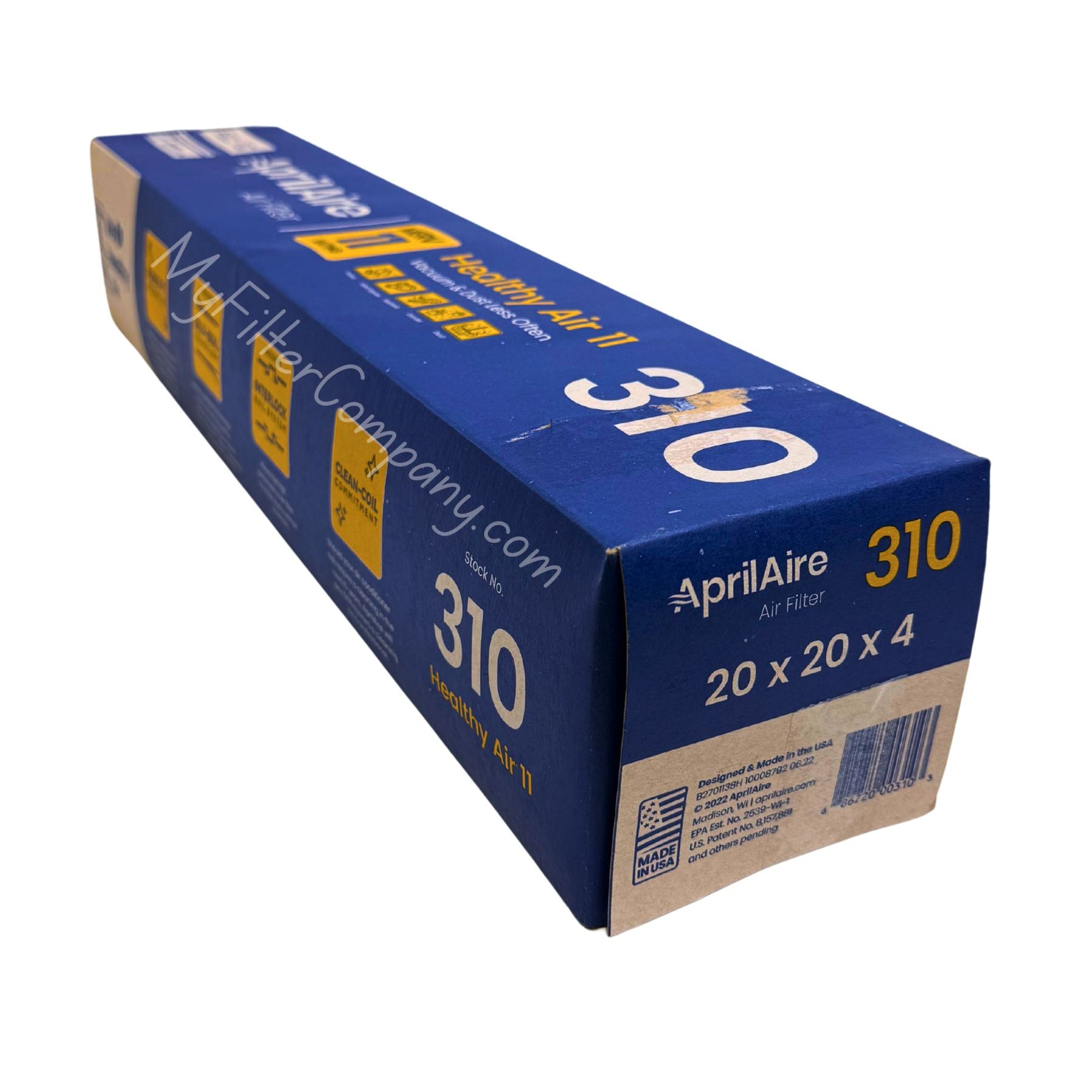 Aprilaire 310 MERV 11 Replacement Filter For Models 1310, 2310, 3310 ...