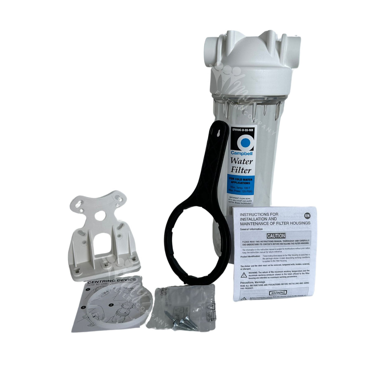 Campbell EFH10C-B-SS-WB Filter Housing Kit — MyFilterCompany.com