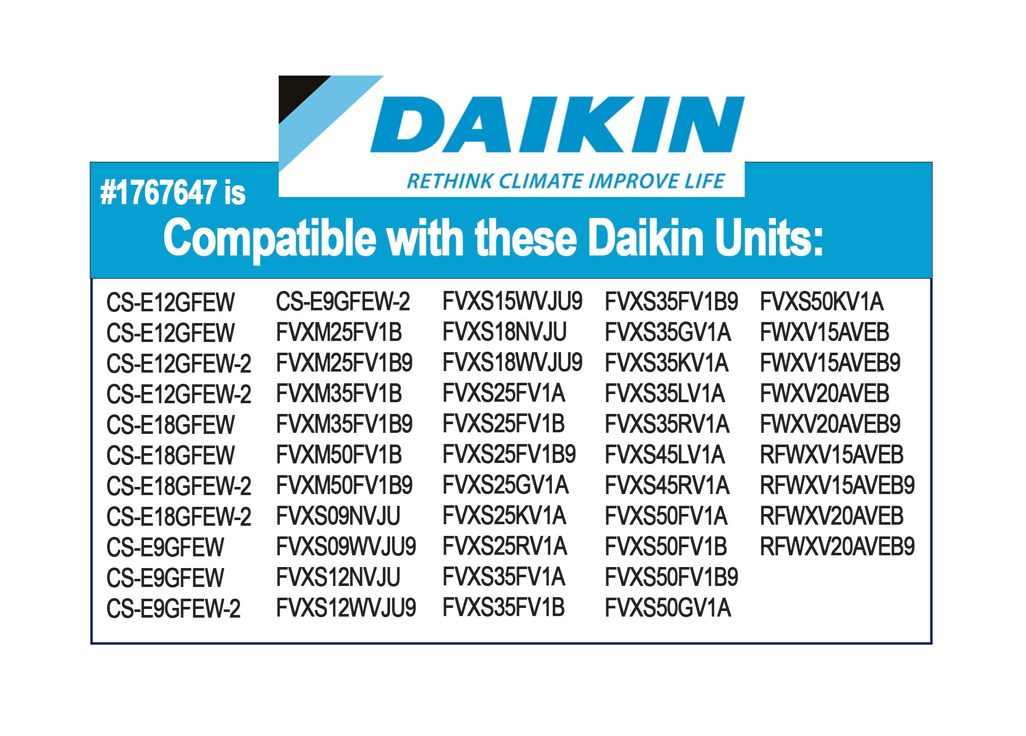 Daikin 1767647 Screen and KAF970A46 Photocatalytic Mini Split Filter C ...
