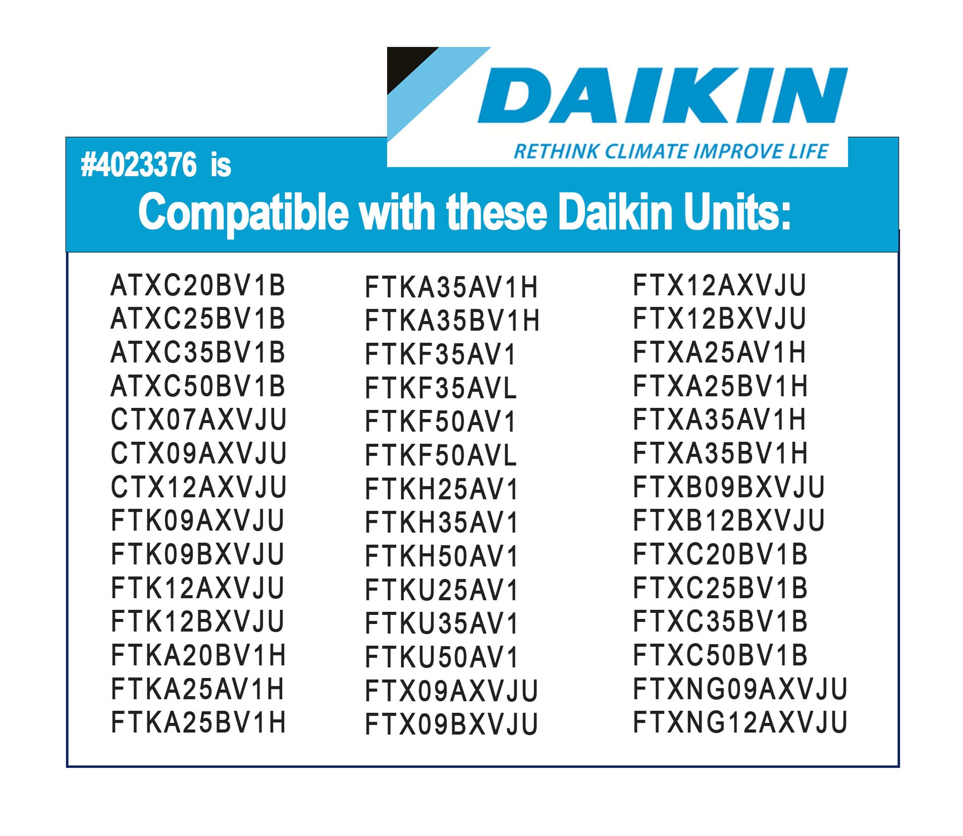 Daikin 4023376 Screens and KAF970A46 Photocatalytic with 1597259 Filte ...