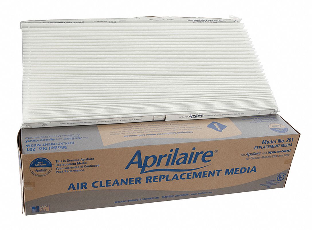 Aprilaire 201 MERV 10 Replacement Filter For Model 2200 & 2250 Air Cle ...